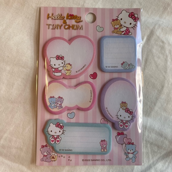 Hello Kitty | Other | Hello Kitty And Chum Post It Notes | Poshmark